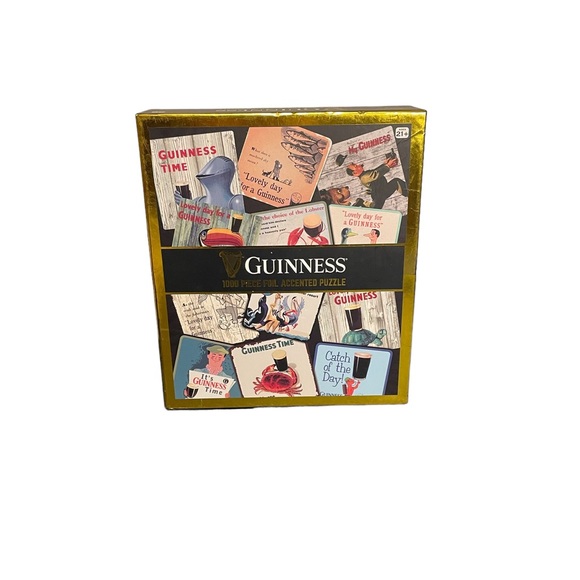 Toys | Guinness Beer Advertisement Jigsaw Puzzle 100pc Foil Accented ...